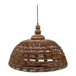 Chic Antique Rattan H&auml;ngelampe &Oslash; 62 cm &ndash; Landhausstil 43 cm, &Oslash; 62 cm skandinavische Deko Online Shop
