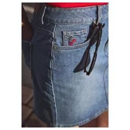 Jeansrock STREET ONE STUDIO, Damen, Gr. 32, light mid blau washed, Jeans, 98% Baumwolle, 2% Elasthan, unifarben, normal mini, R&ouml;cke Jeansrock, aus Baumwolle mit Stretchanteil
