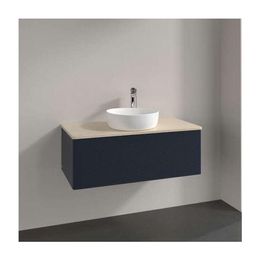 Villeroy & Boch Villeroy und Boch Antao Waschtisch-Unterschrank K31113HG 100x36x50cm, Waschbeckenplattenfarbe botticino, midnight blue matt lacquer