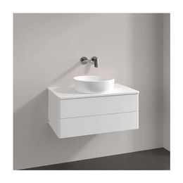 Villeroy & Boch Villeroy und Boch Antao Waschtisch-Unterschrank K19010MT 80x36x50cm, Waschbeckenplattenfarbe Lack, white matt lacquer