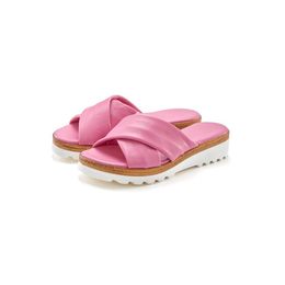 Lascana Pantolette 'Sandale, Sommerschuh, Mule, offener Schuh,' pink Gr. 42 f&uuml;r Damen