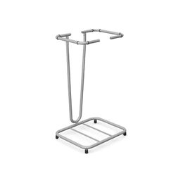 M&uuml;llsackst&auml;nder ohne Deckel, f&uuml;r Volumen 1 x 120 l, Standgestell, Stahlrohr, pulverbeschichtet kaiserkraft
