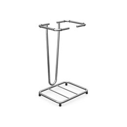 M&uuml;llsackst&auml;nder ohne Deckel, f&uuml;r Volumen 1 x 120 l, Standgestell, Edelstahl kaiserkraft