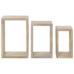 Wandregal Mango 45x20x30 wei&szlig; lackiert TORONTO #342