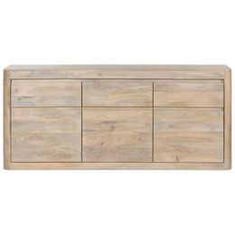 Sideboard Mango 185x40x80 wei&szlig; lackiert TORONTO #301