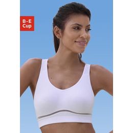 active by Lascana LASCANA ACTIVE Sport-BH wei&szlig; Gr. 80C. Ohne B&uuml;gel