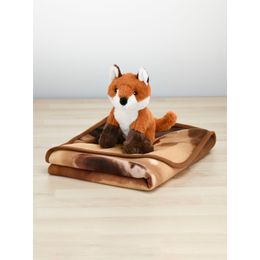 Decke mit Fuchs
