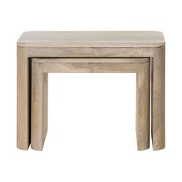 Beistelltisch Mango 59x30x41 wei&szlig; lackiert TORONTO #344