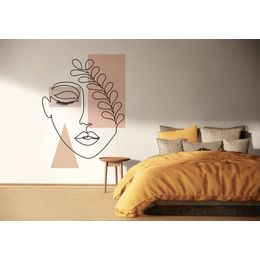 Fototapete marburg "Graphic Art", wei&szlig;, B:1,59m L:2,7m, Vlies, Tapeten, moderne Tapete f&uuml;r Wohnzimmer Schlafzimmer K&uuml;che