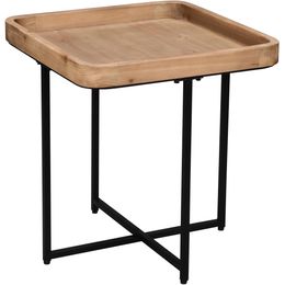 Beistelltisch Mirrors and More "Jenifer", braun (holzfarbig), Tische, Beistelltisch