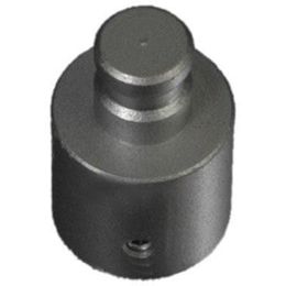 Tr&auml;gerverl&auml;ngerung Liedeco, grau (aluminiumfarben), &Oslash;:2cm, Gardinenstangenhalterungen, f&uuml;r Gardinenstangen &Oslash; 20 mm