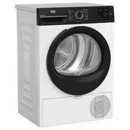 Beko W&auml;rmepumpentrockner "BM3T39230W", Energieeffizienz: D (A-G), wei&szlig;, B:59,8cm H:84,6cm T:60,7cm, Trockner, 9 kg & Multifunktionsdisplay &ndash; Gro&szlig;haushalt, volle Kontrolle