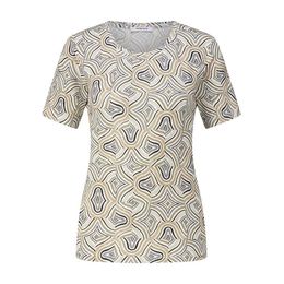 Peter Hahn - Rundhals-Shirt, weiss, Gr. 44 / L