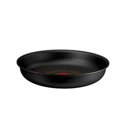 Bratpfanne Tefal "Ingenio Excellence Fusion", schwarz, B:25,8cm H:4,9cm L:25,8cm &Oslash;:24cm, Pfannen, Bratpfanne, abnehmbarer Ingenio-Griff, Thermo-Signal, stapelbar, Induktion