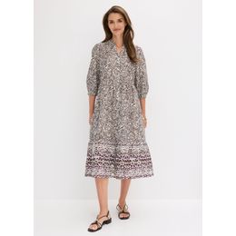 bonprix Midikleid aus leichter Baumwolle, wei&szlig;, Gr.42, Perfekt f&uuml;r den Sommer-Einstieg!, 100% Baumwolle