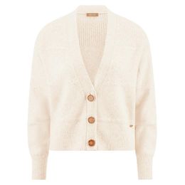 Basler - Strickjacke, beige, Gr. 46 / L - Baumwolle