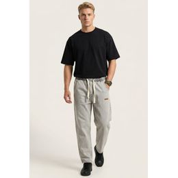 Elastische Denim-Hose mit Gummizug