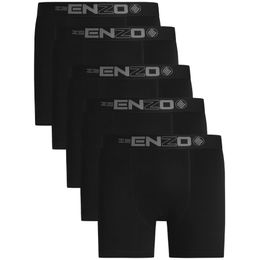 Enzo | 5er-Pack Herren Boxershorts Baumwolle Stretch Unterw&auml;sche