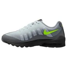 Sneaker Nike SPORTSWEAR "AIR MAX INVIGOR (GS)", M&auml;dchen, Gr. 36,5, dunkelgrau, volt, cool grau, wolf grau, Synthetik, Textil, Schuhe Sneaker, Design auf den Spuren des Air Max 95