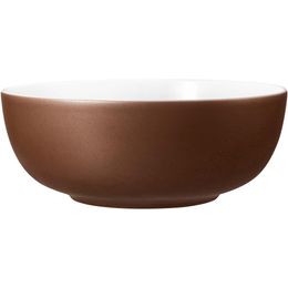 Sch&uuml;ssel Seltmann Weiden "Liberty Bronze", wei&szlig;, bronze, H:7,8cm &Oslash;:20,3cm, Porzellan, Sch&uuml;sseln, Sch&uuml;ssel, Schale, Bowl
