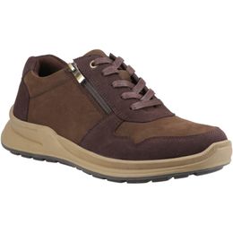 Hush Puppies Alexander Leder Herren braune Schn&uuml;rschuhe