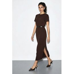 G&uuml;rteldress mit Rundhalsausschnitt