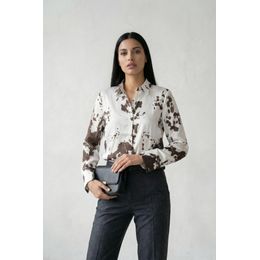 Abstrakt gemustertes Button-Up Hemd