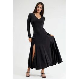 Doppelspalt Maxikleid