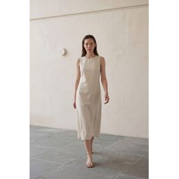 R&uuml;ckenverzierter Midi-Kleid