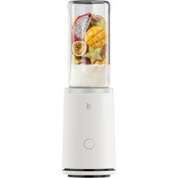 WMF Smoothie-Maker "Mix & Go Touch", sea shell, B:10cm H:33,5cm T:10cm, Zerkleinerer, recyceltes Material, auslaufsichere Trinkflasche, Einhandbedienung