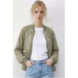 Blumen Oversized Bomberjacke