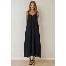 A-Form Maxi-Kleid