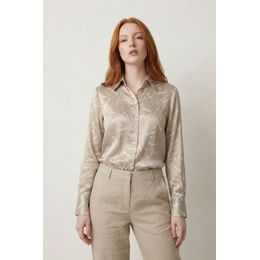Abstracte Print Hemd mit Kn&ouml;pfen