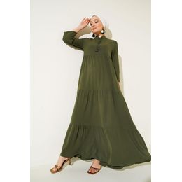 Maxikleid mit Schleifendetail