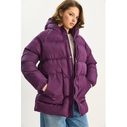 Kapuze Daunenjacke