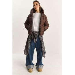Kapuze Steppjacke
