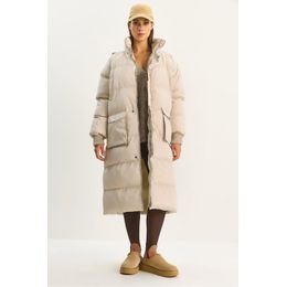 Oversized Langer Puffer-Mantel
