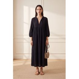 Maxikleid mit Schleifendetail und lockerer Passform