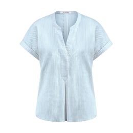 Peter Hahn - Bluse, blau, Gr. 46 / L - Baumwolle