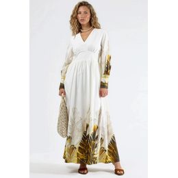 Tropisches Blumenmuster Maxikleid