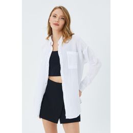 Oversize-Shirt mit Taschendetail