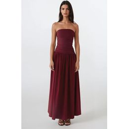 Tr&auml;gerloses Maxikleid Detail