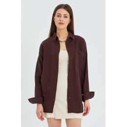 Oversize-Shirt mit Taschendetail