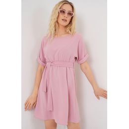 Minikleid mit Schleifenbindeband