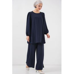 Tunika & Weitbeinige Hose Zwei-Teiler Set