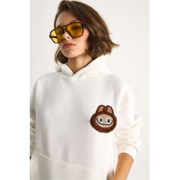 Kapuzenbestickter Sweatshirt
