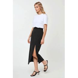 Maxi Bodycon-Rock mit Schitz