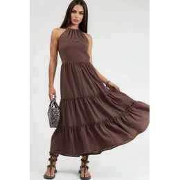R&uuml;schentr&auml;ger Maxi-Kleid