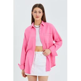 Oversize-Shirt mit Taschendetail