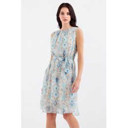 Mini-Kleid mit Bindegurt und Schleifendetail